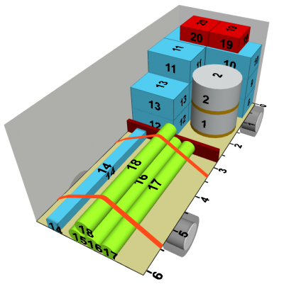 LRO24 – 3D Laderaumplanung (LKW Ladeplan erstellen)